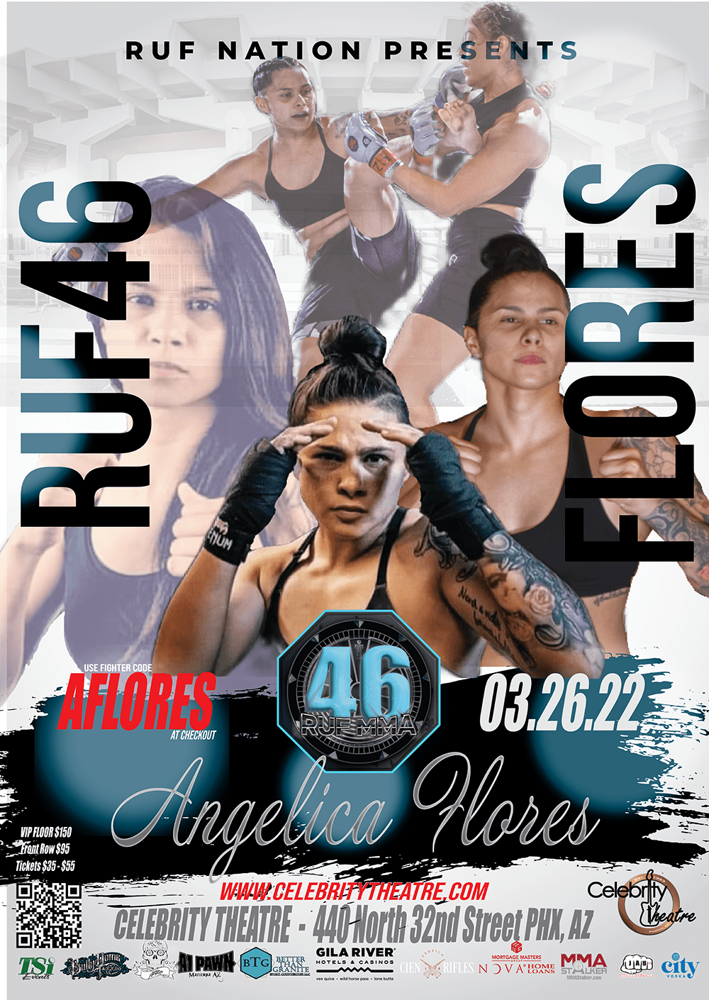 Join RUF 46 Event at Celebrity Theatre - Get Tickets Now